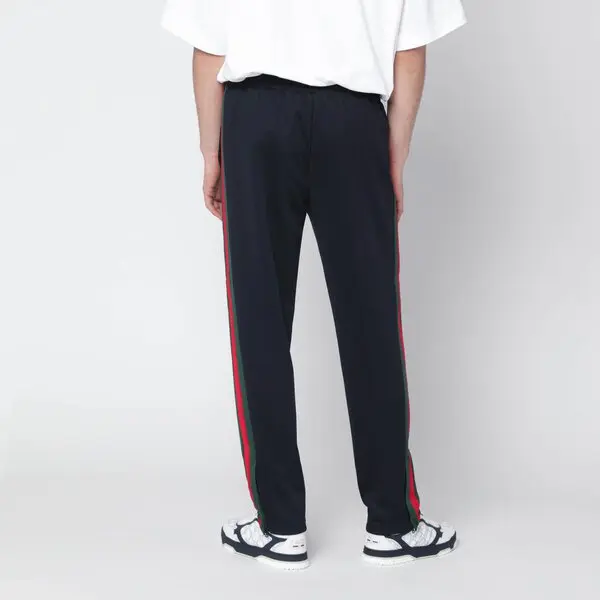 Gucci Dark Technical Jersey Track Pants