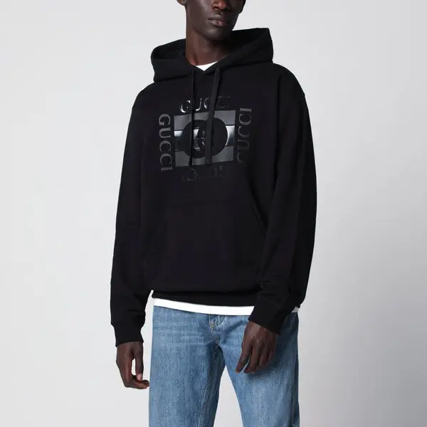 Gucci Cotton Sweatshirt With Tone-on-tone Logo Print