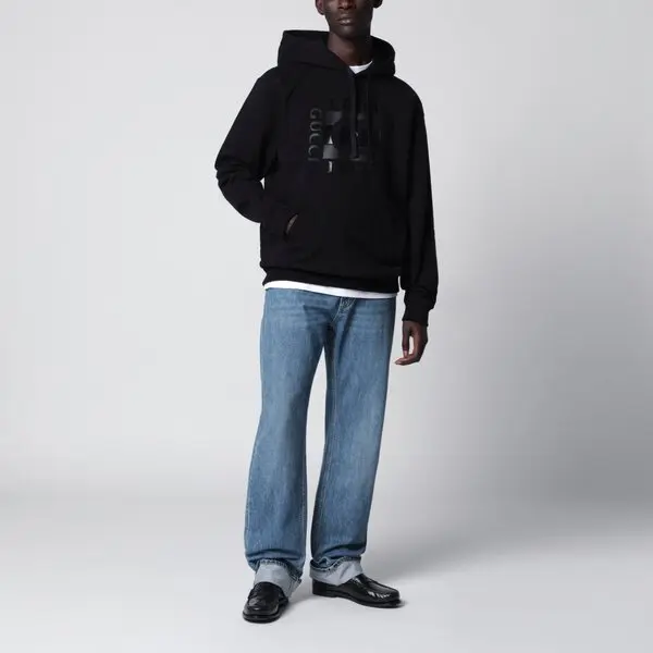 Gucci Cotton Sweatshirt With Tone-on-tone Logo Print