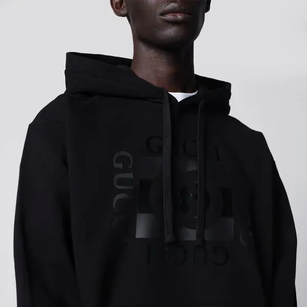 Gucci Cotton Sweatshirt With Tone-on-tone Logo Print