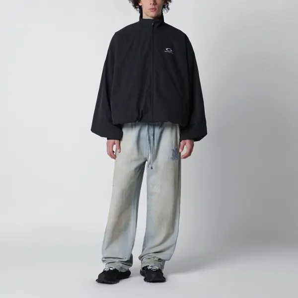 Balenciaga Washed Loop Sports Icon Zip Jacket