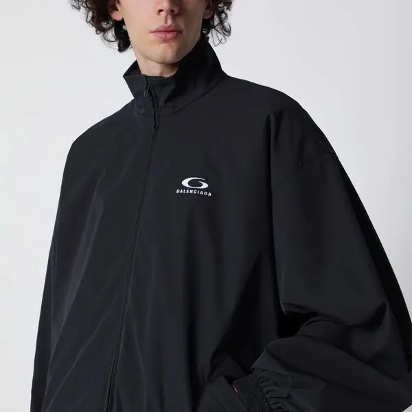 Balenciaga Washed Loop Sports Icon Zip Jacket