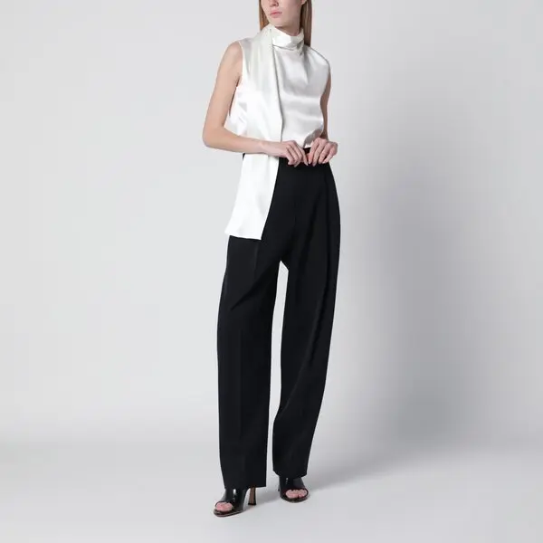 Bottega Veneta Midnight Wool Trousers
