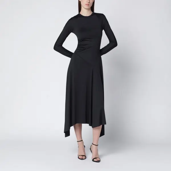 Victoria Beckham Asymmetric Midi Dress