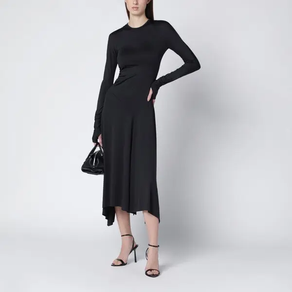 Victoria Beckham Asymmetric Midi Dress