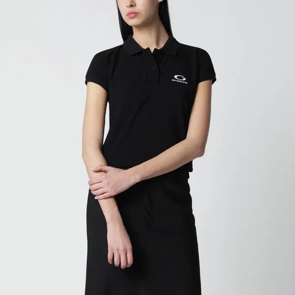 Balenciaga Laurel Classic Polo - Black