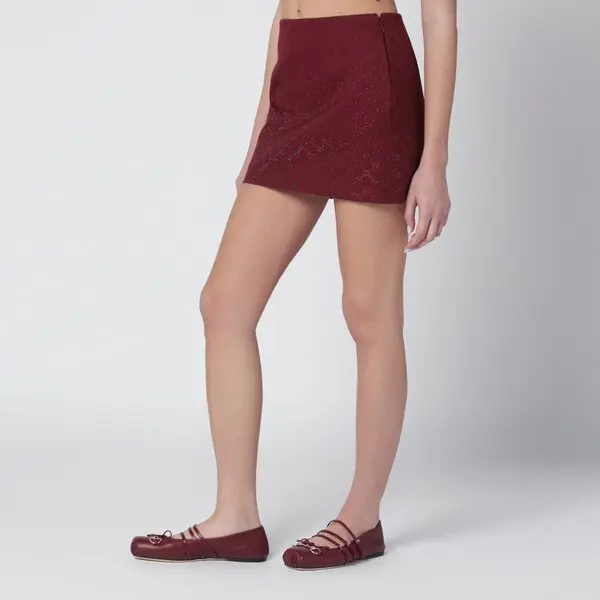 Gucci Mini Gg Crystal Skirt