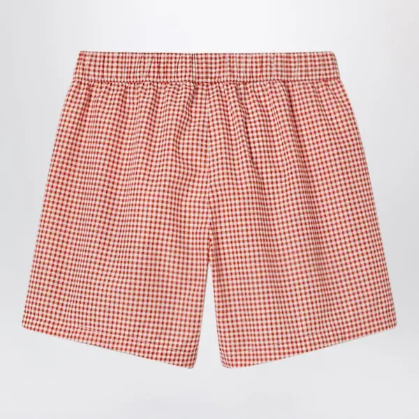 Gucci Cotton Gingham Check Shorts