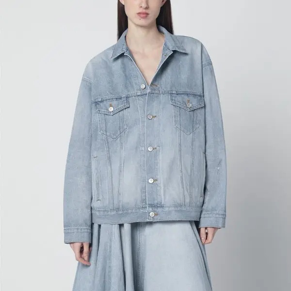 Balenciaga Distressed Denim Jacket