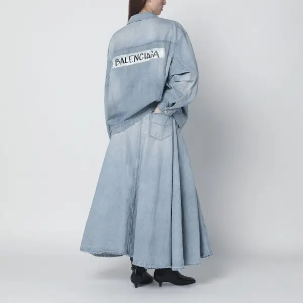 Balenciaga Distressed Denim Jacket