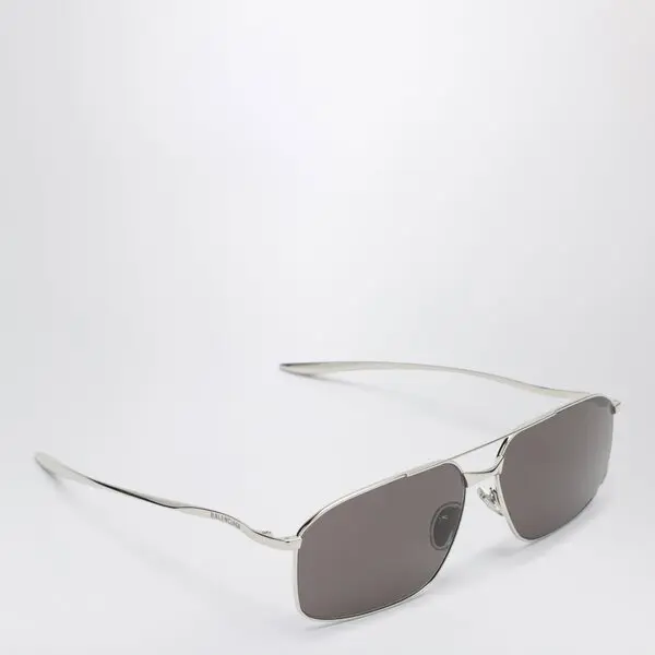 Balenciaga Rectangular Metal Sunglasses