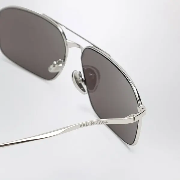 Balenciaga Rectangular Metal Sunglasses