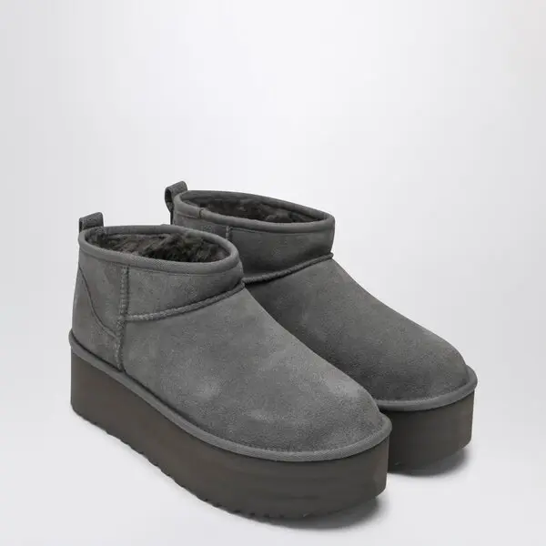 UGG Classic Ultra Mini Platform Boots - Grey
