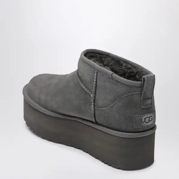 UGG Classic Ultra Mini Platform Boots - Grey