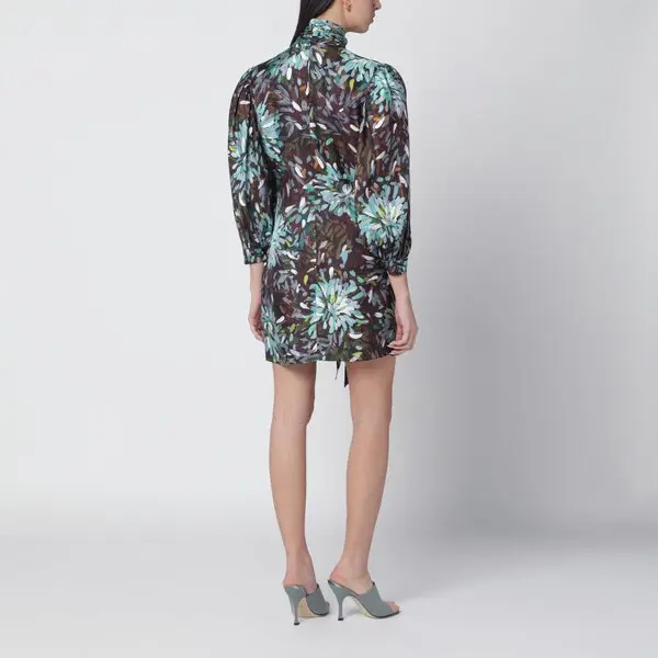 Gucci Printed Silk Twill Dress