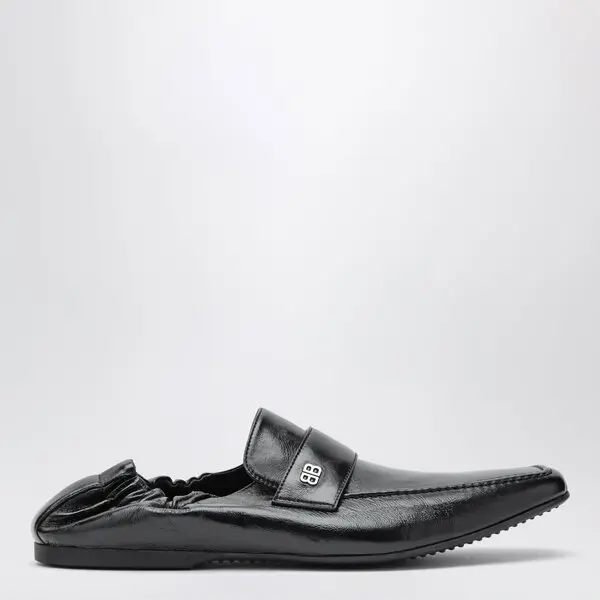 Balenciaga Palermo Bb Loafer In Goat Leather - Black