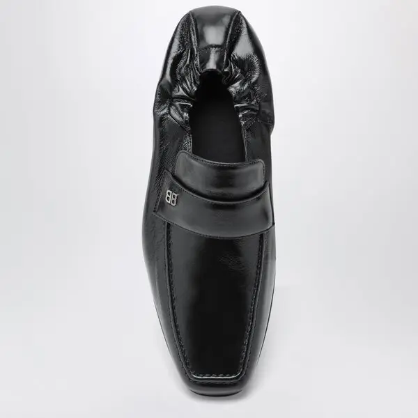 Balenciaga Palermo Bb Loafer In Goat Leather - Black