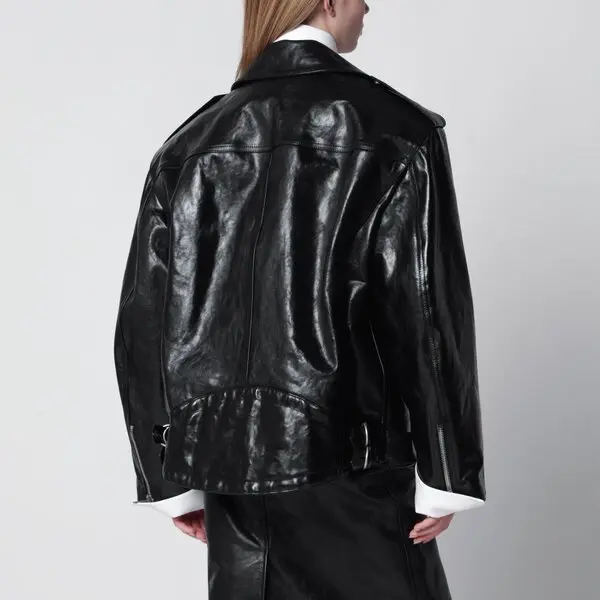 Saint Laurent Leather Quilted Biker Jacket