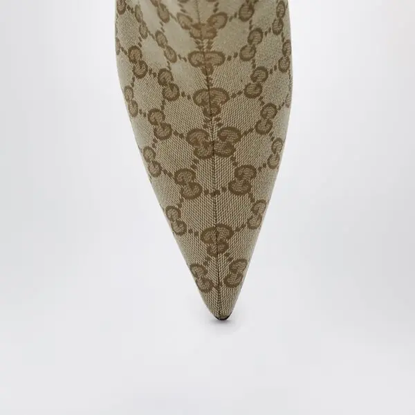 Gucci Gg Fabric Ankle Boots