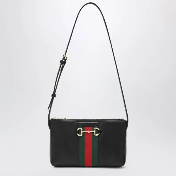 Gucci Leather Mini Horsebit Web Bag