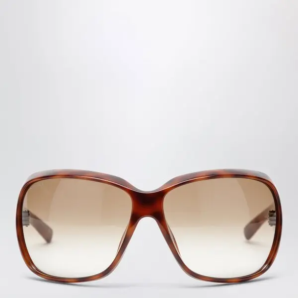 Gucci Tortoiseshell Square Frame Sunglasses