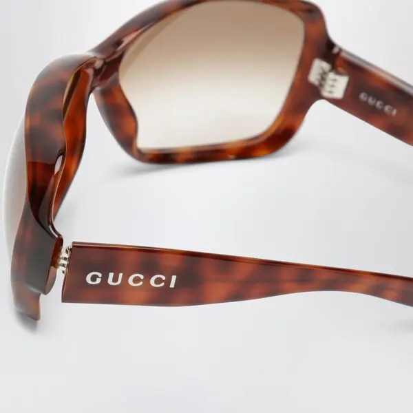 Gucci Tortoiseshell Square Frame Sunglasses
