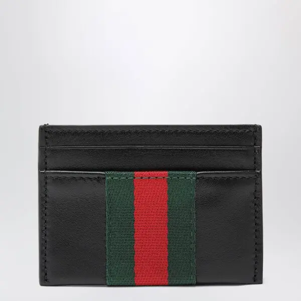 Gucci Web Trademark Coin Purse - Black