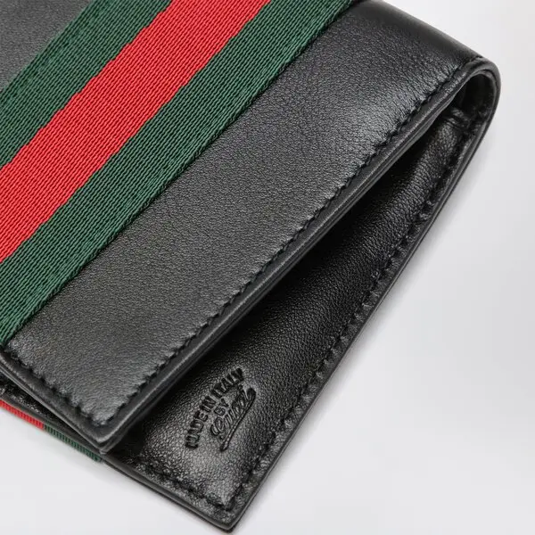 Gucci Web Trademark Bi-fold Wallet
