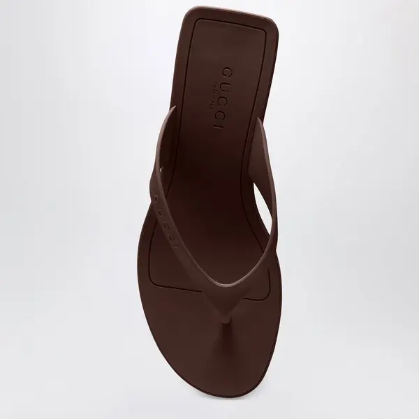 Gucci Vittoria Rubber Flip-flops