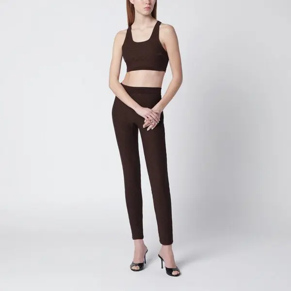 Gucci Gg Jacquard Jersey Leggings