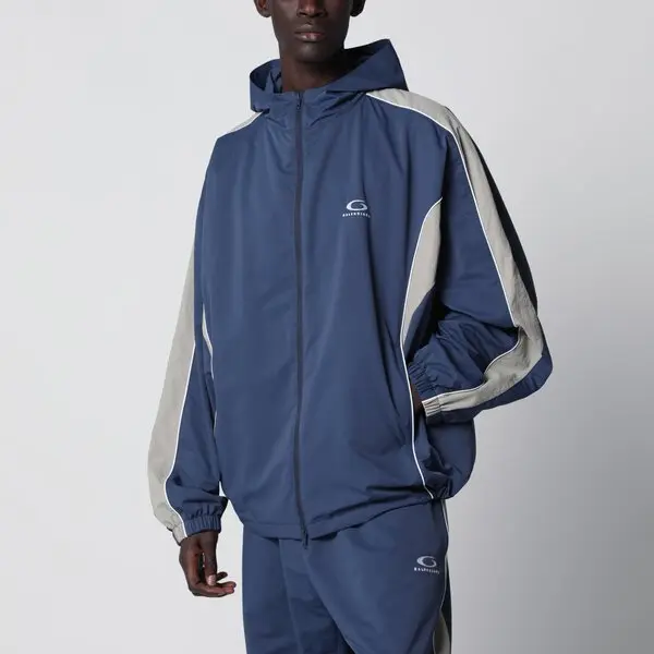 Balenciaga Washed-effect Technical Satin Track Jacket