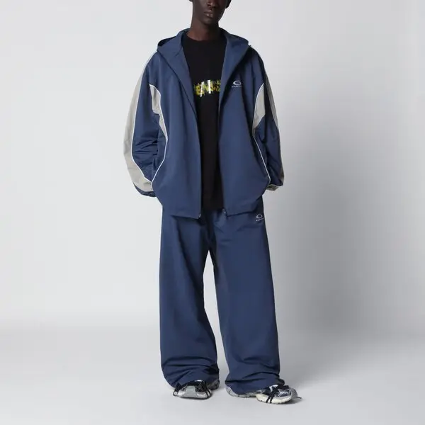 Balenciaga Washed-effect Technical Satin Track Jacket