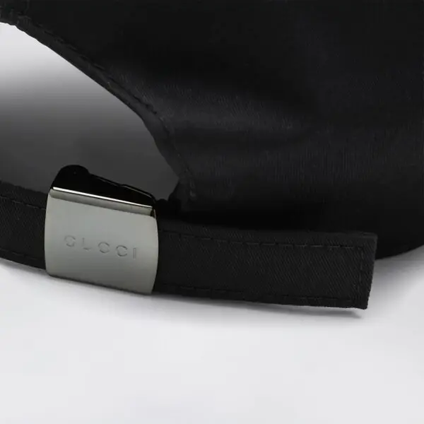 Gucci Cotton Baseball Cap With Gg Trim