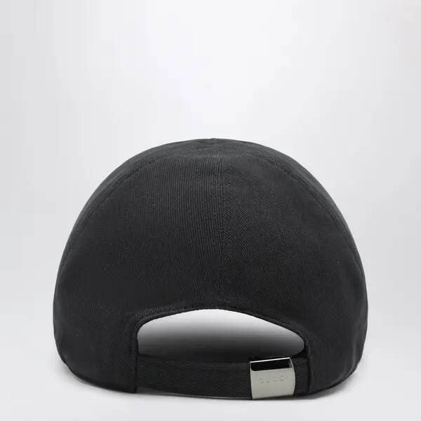Gucci Embroidered Cotton Baseball Cap