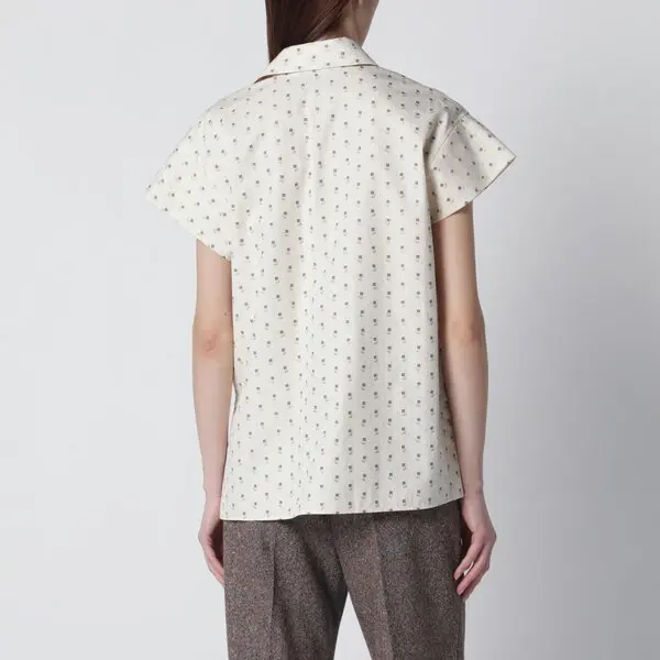 Valentino Garavani Short Sleeve Shirt - Beige