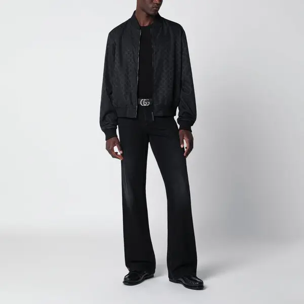 Gucci Washed Effect Stretch Denim Trousers