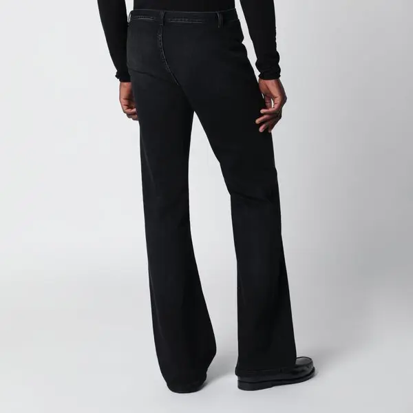 Gucci Washed Effect Stretch Denim Trousers