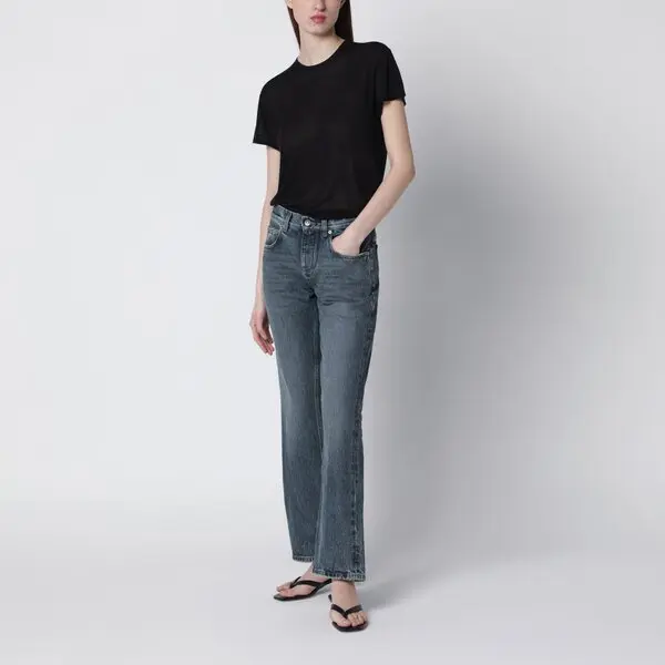 Balenciaga Distressed Cotton Denim Jeans