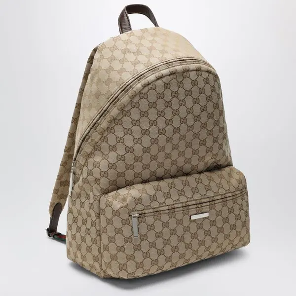 Gucci Large Gg Canvas Backpack