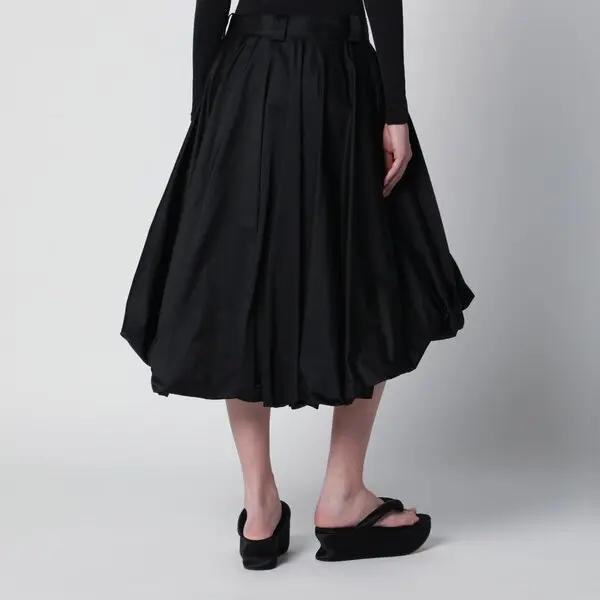 Balenciaga Balloon Skirt In Silk Blend