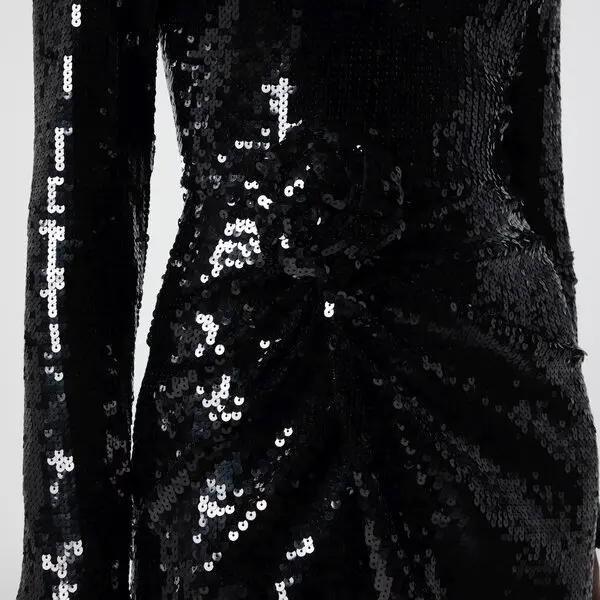 ROTATE BY BIRGER CHRISTENSEN Sequin Embellished Mini Dress