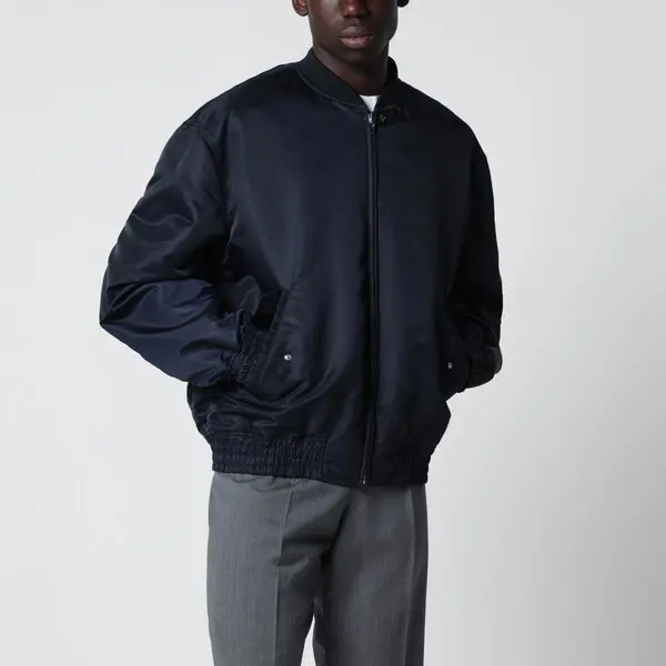 Valentino Garavani Zip-up Bomber Jacket With Vlogo Detail