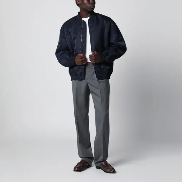 Valentino Garavani Zip-up Bomber Jacket With Vlogo Detail