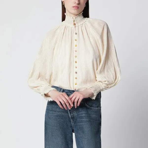 Zimmermann Aster Blouse - Beige