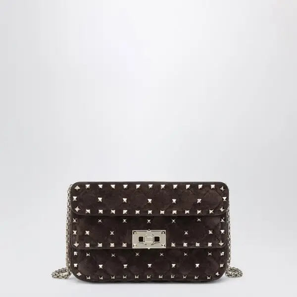 Valentino Garavani Rockstud Spike Bag - Brown
