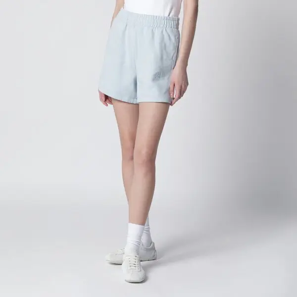 ANINE BING Cotton Sport Shorts - Light Blue