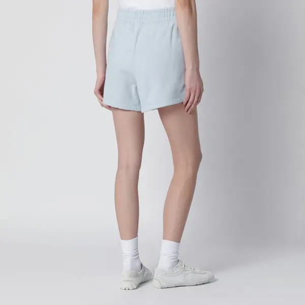 ANINE BING Cotton Sport Shorts - Light Blue