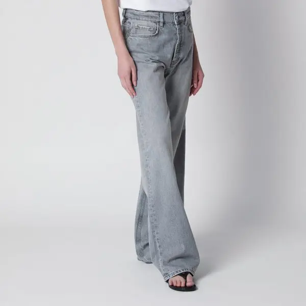 ANINE BING Hugh High-rise Flared Jeans In Light