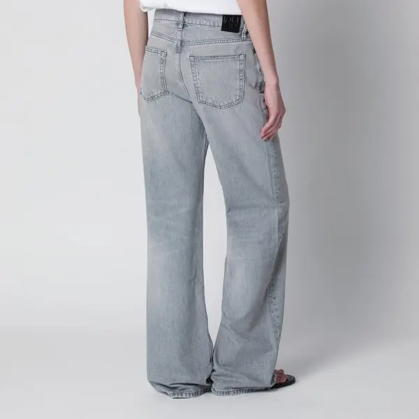 ANINE BING Hugh High-rise Flared Jeans In Light