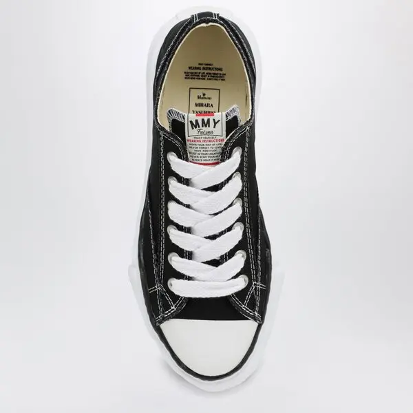 Mihara Yasuhiro Peterson Canvas Low Top Sneakers - Black
